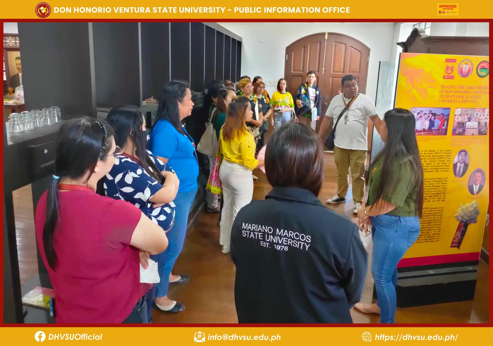 MMSU collaborates with DHVSU through library, museum benchmarking activity