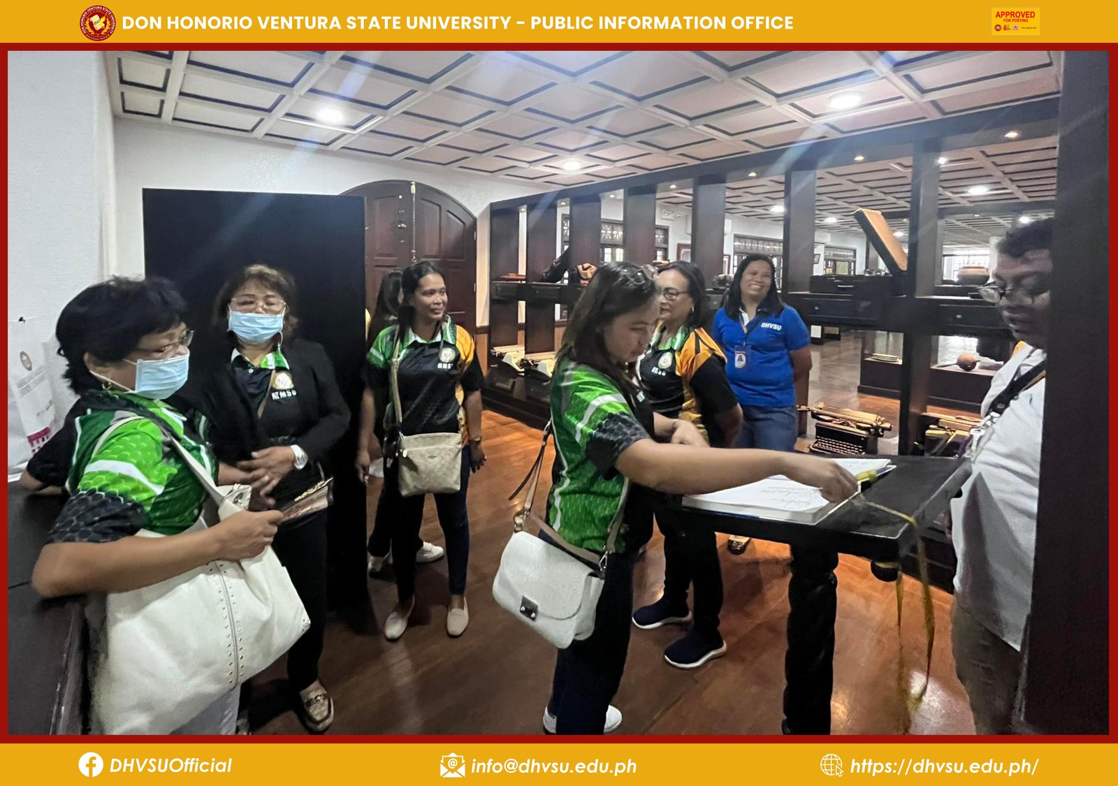 MMSU collaborates with DHVSU through library, museum benchmarking activity