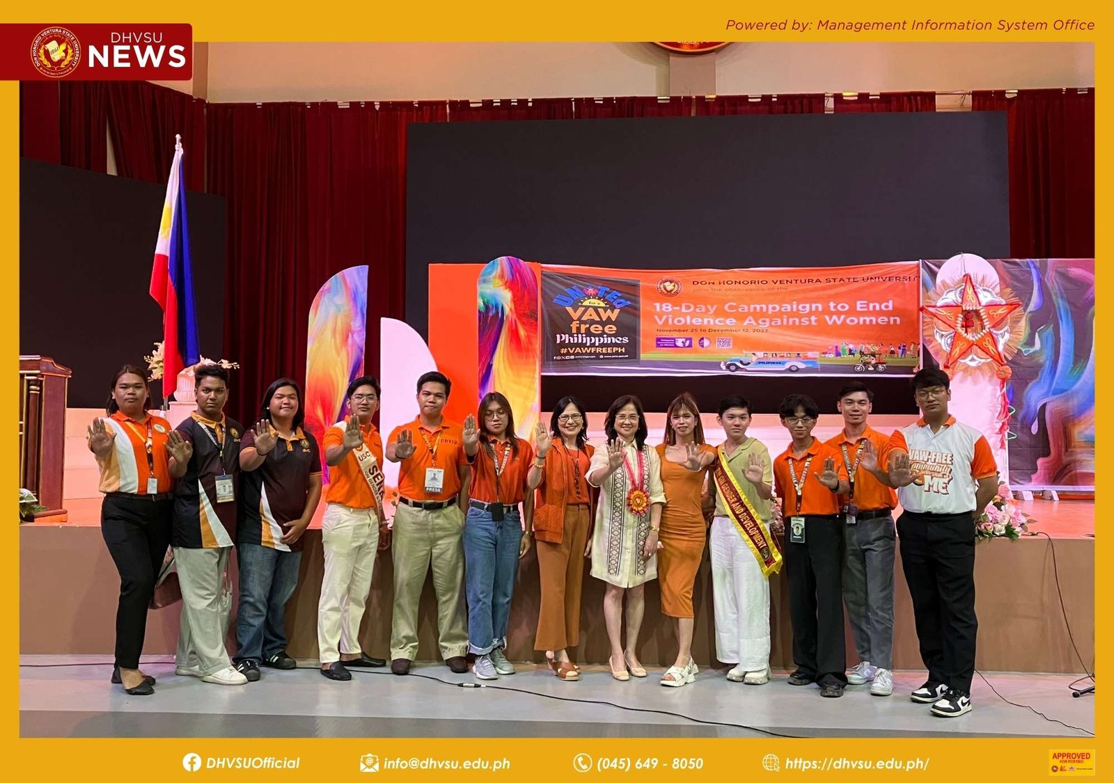 DHVSU champions inclusivity as it wraps up the 18-day EVAW campaign