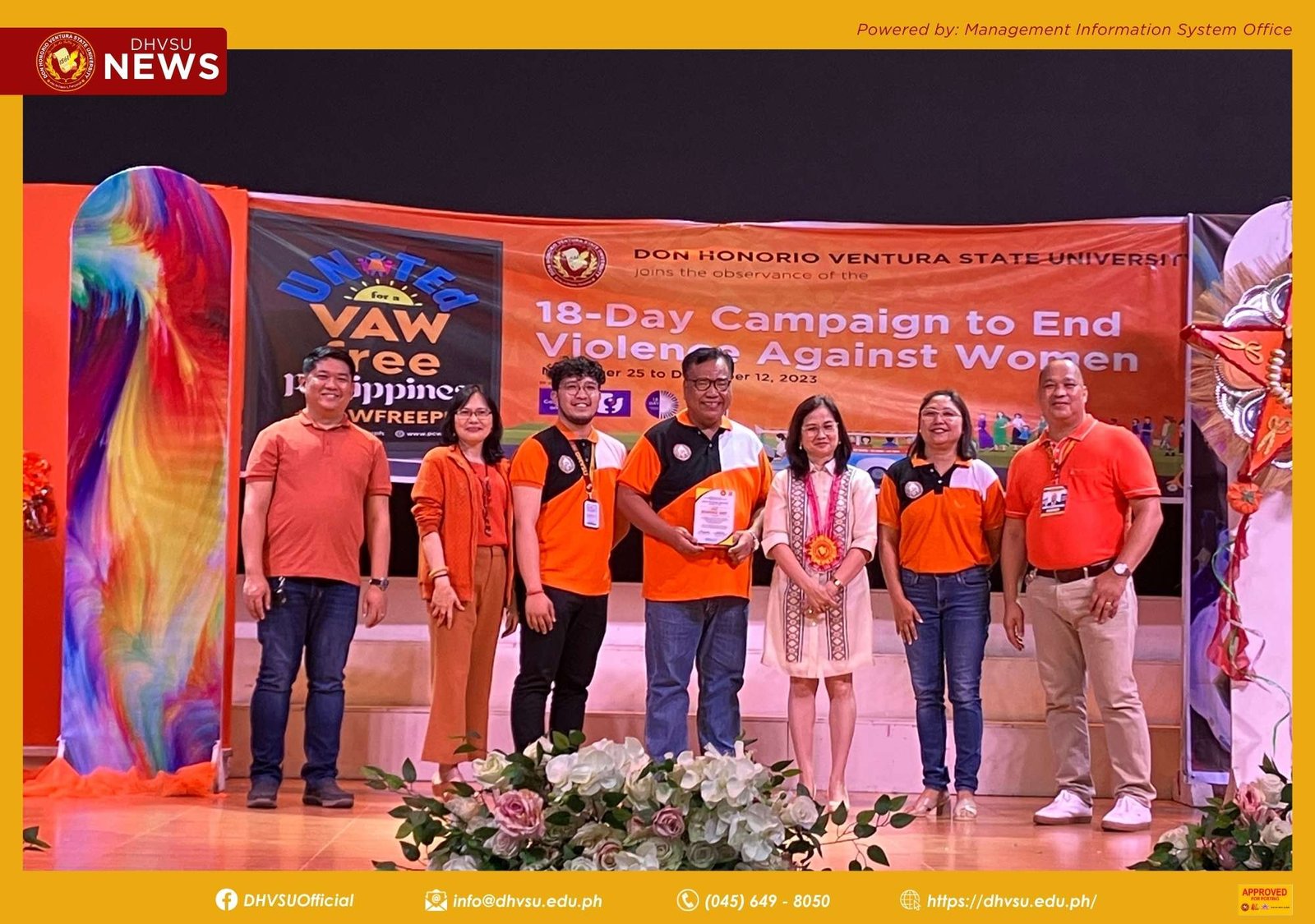DHVSU champions inclusivity as it wraps up the 18-day EVAW campaign