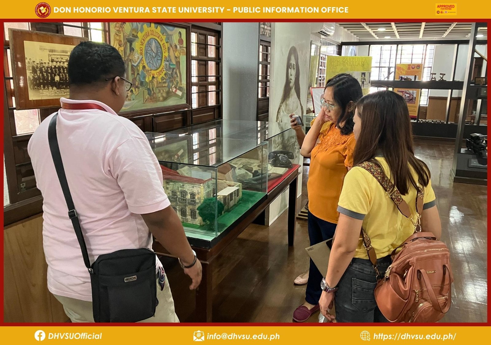 TSU-LMS explores DHVSU's museum through benchmarking visit