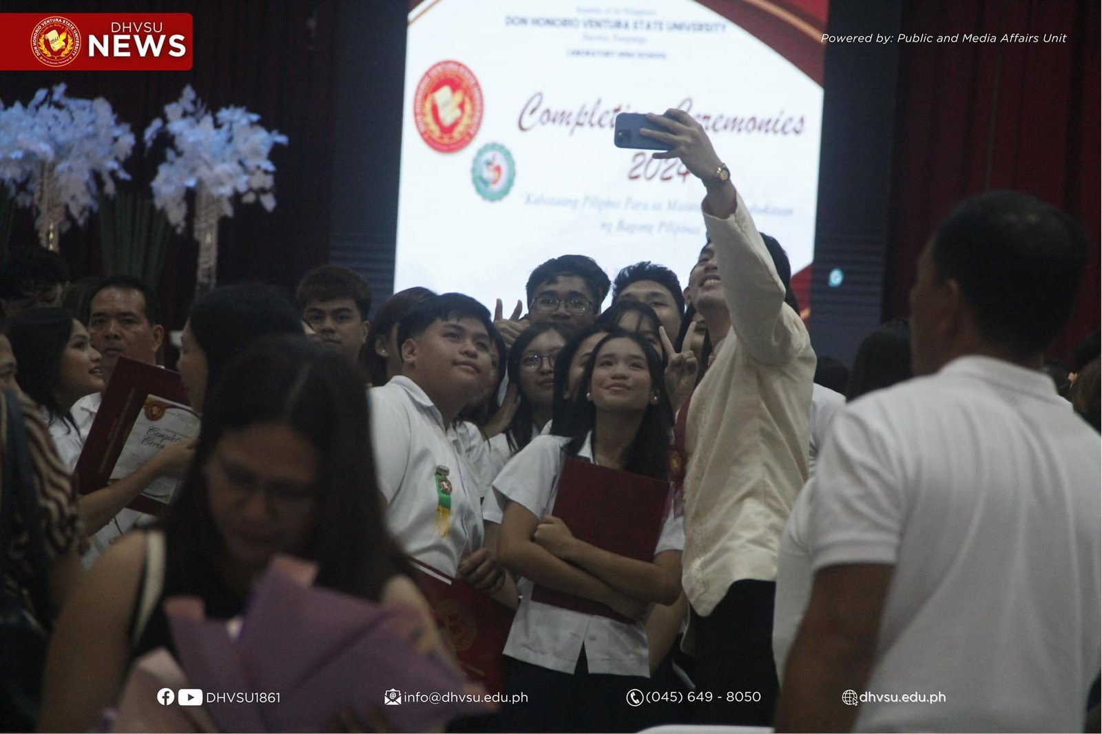 Grade 10 studs march for the 2024 Completion Ceremony