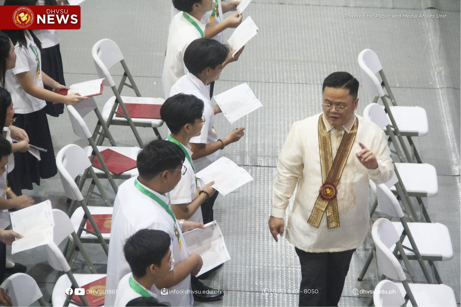 Grade 10 studs march for the 2024 Completion Ceremony