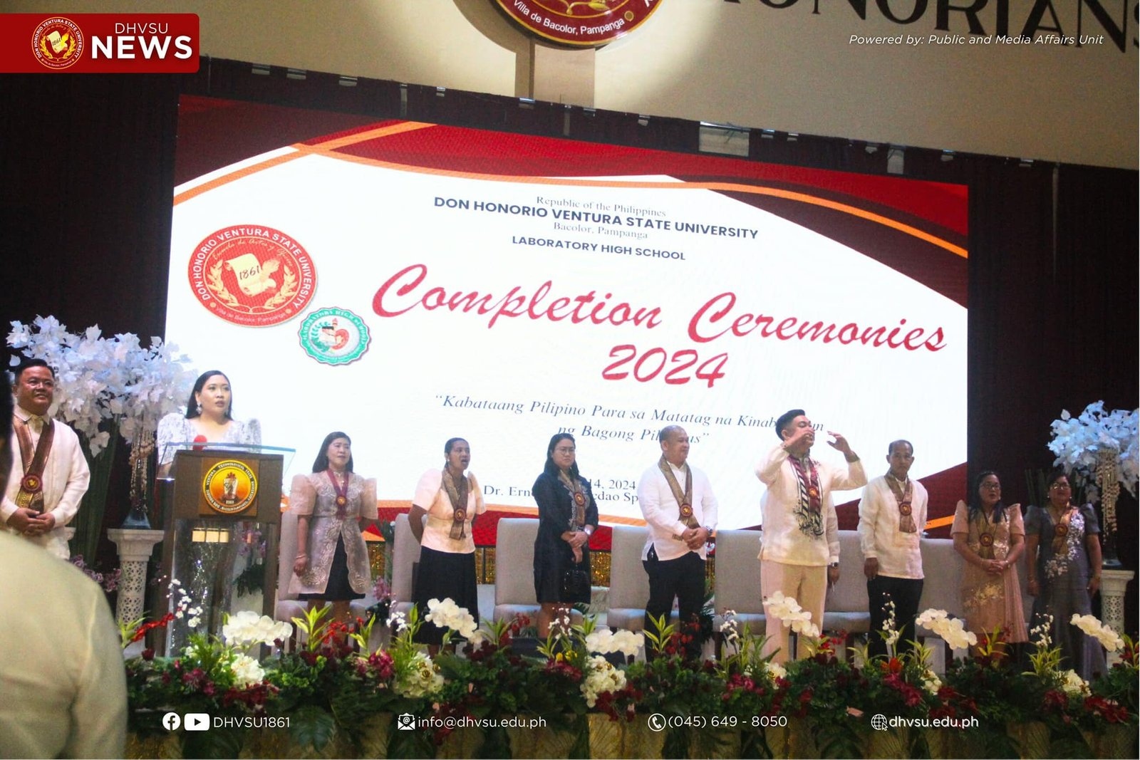 Grade 10 studs march for the 2024 Completion Ceremony