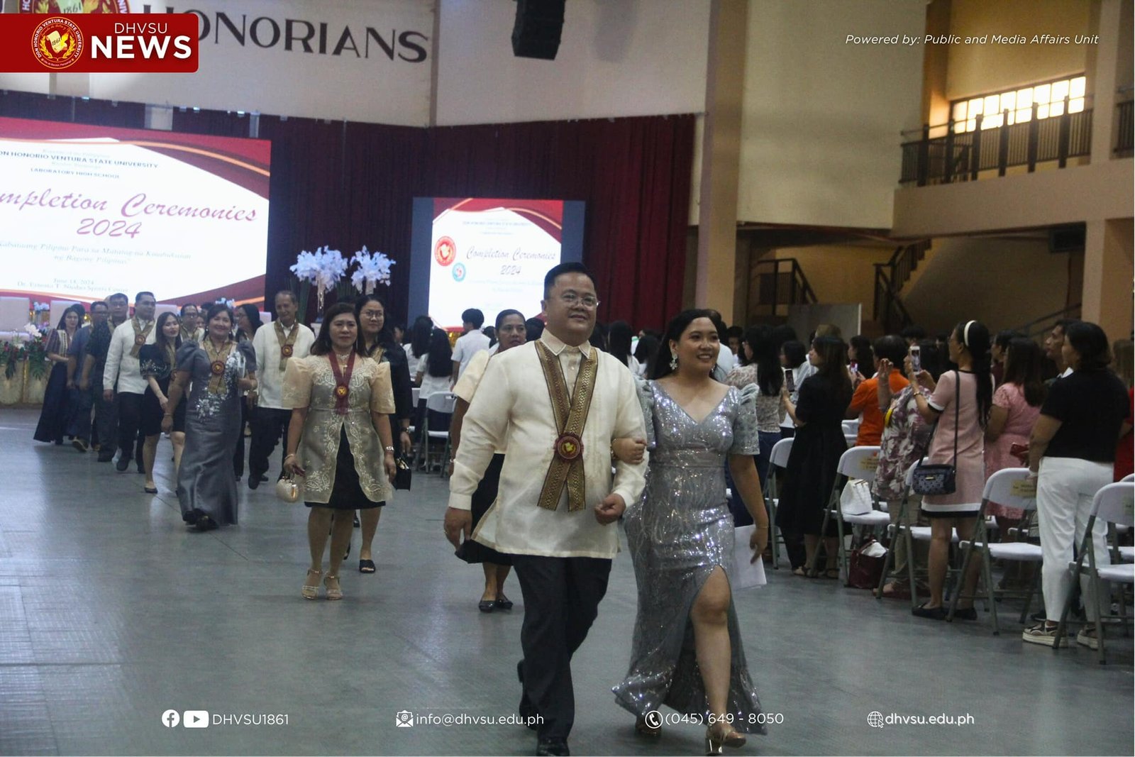 Grade 10 studs march for the 2024 Completion Ceremony