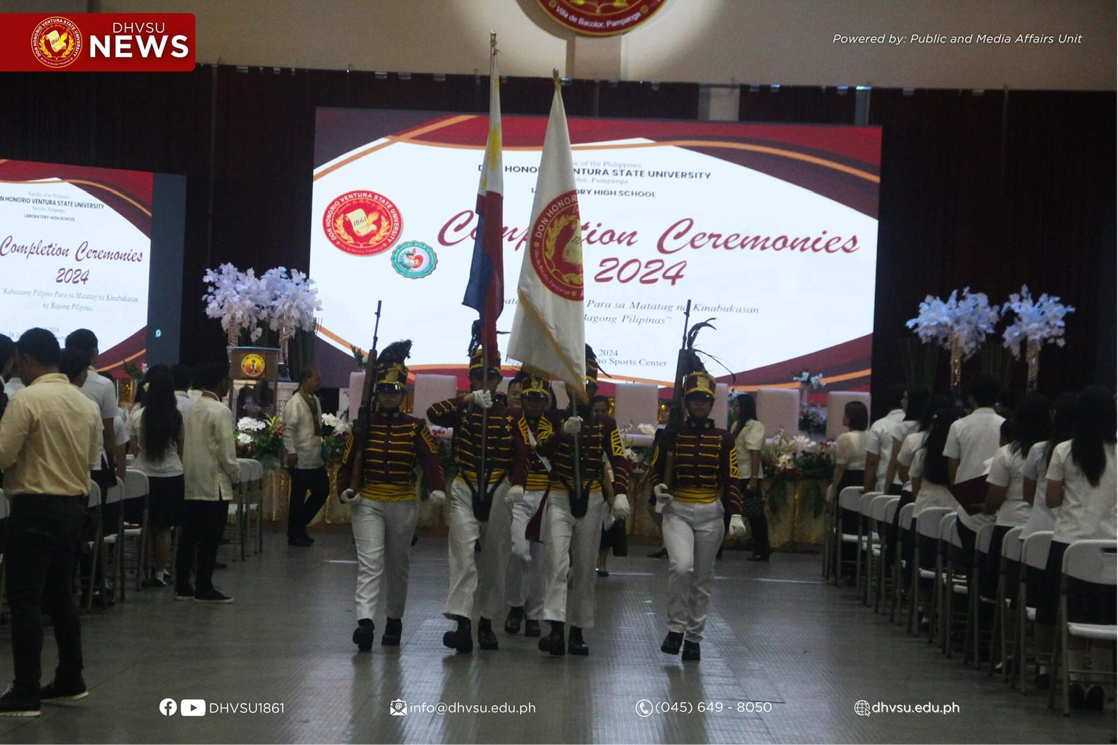Grade 10 studs march for the 2024 Completion Ceremony