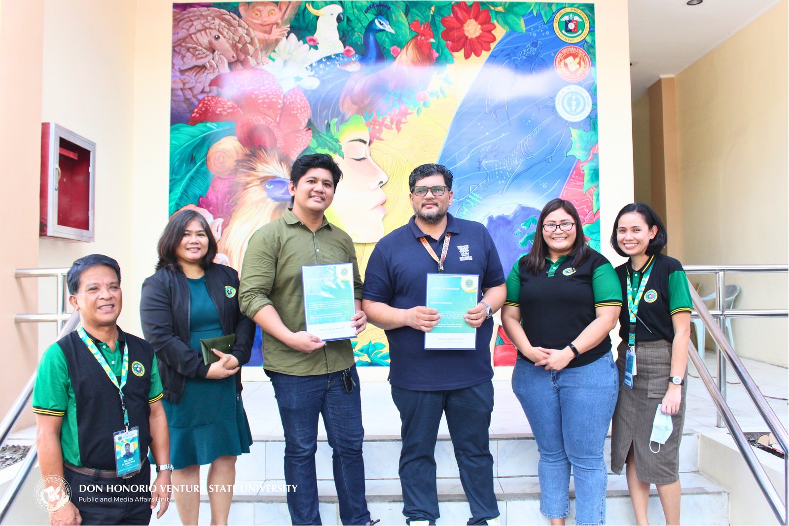 DOHCLCHD, DHVSU unveil mural about climate change, environmental health